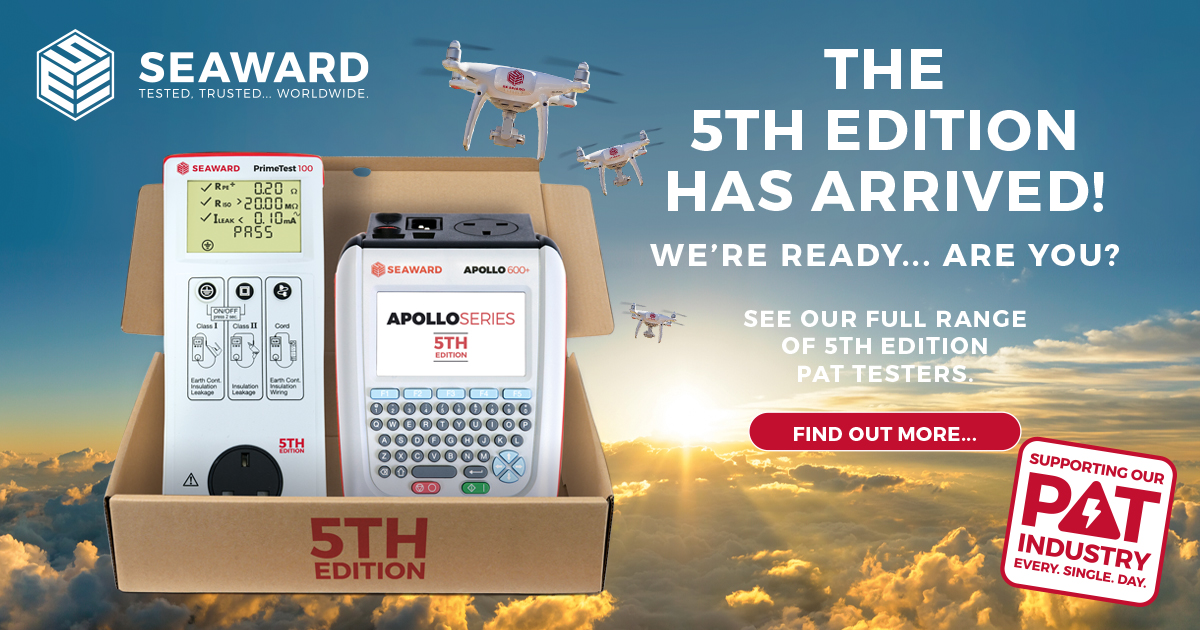 5th Edition Code of Practice Ready PAT Testers | Seaward