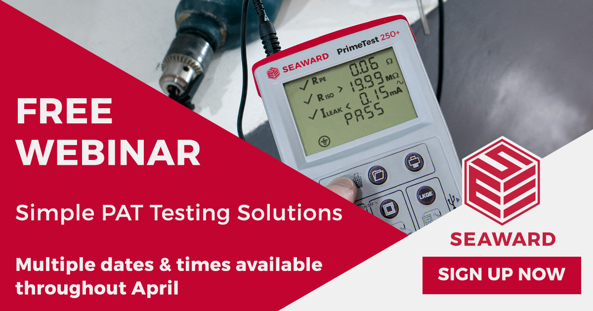 Simple PAT Testing Solutions | Webinars | Seaward