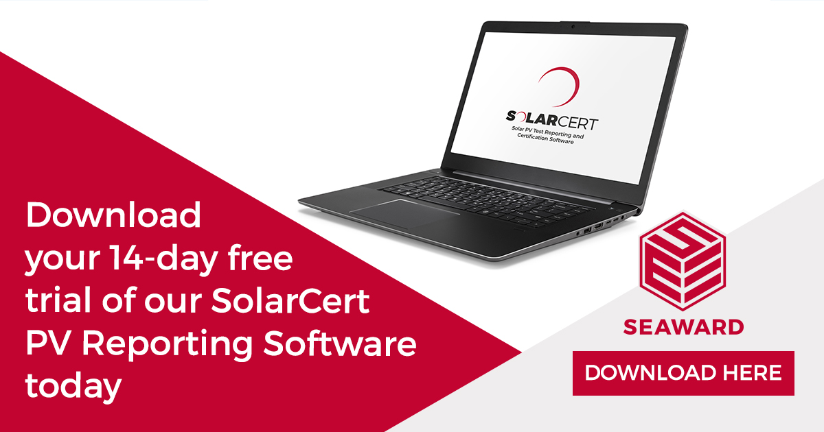 SolarCert solar PV reporting software | Seaward